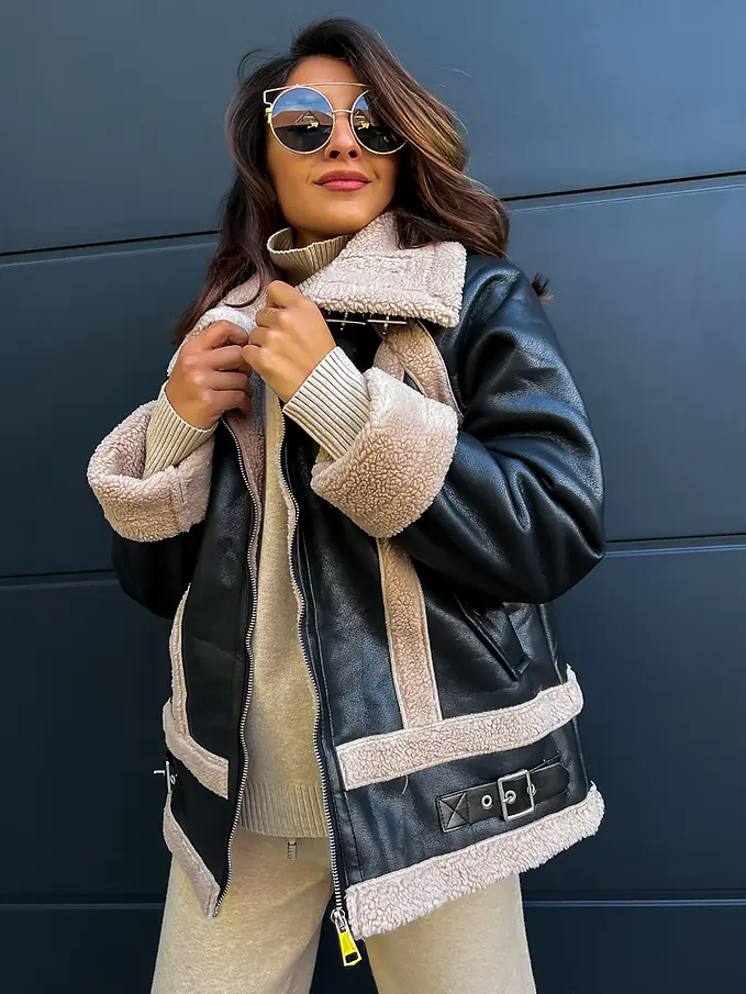 Koženková bunda MAYA | Starstyle.sk