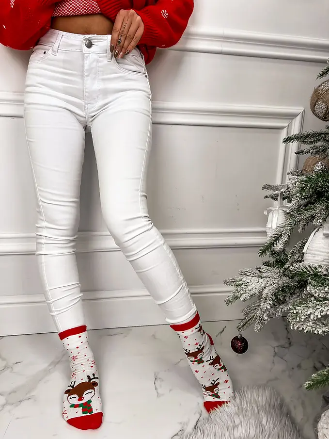 Biele rifle s vysokým pásom+ | Starstyle.sk