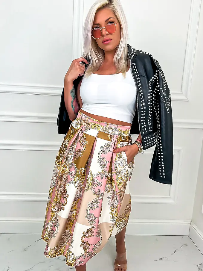 Vzorovaná maxi sukňa SHALONI | Starstyle.sk